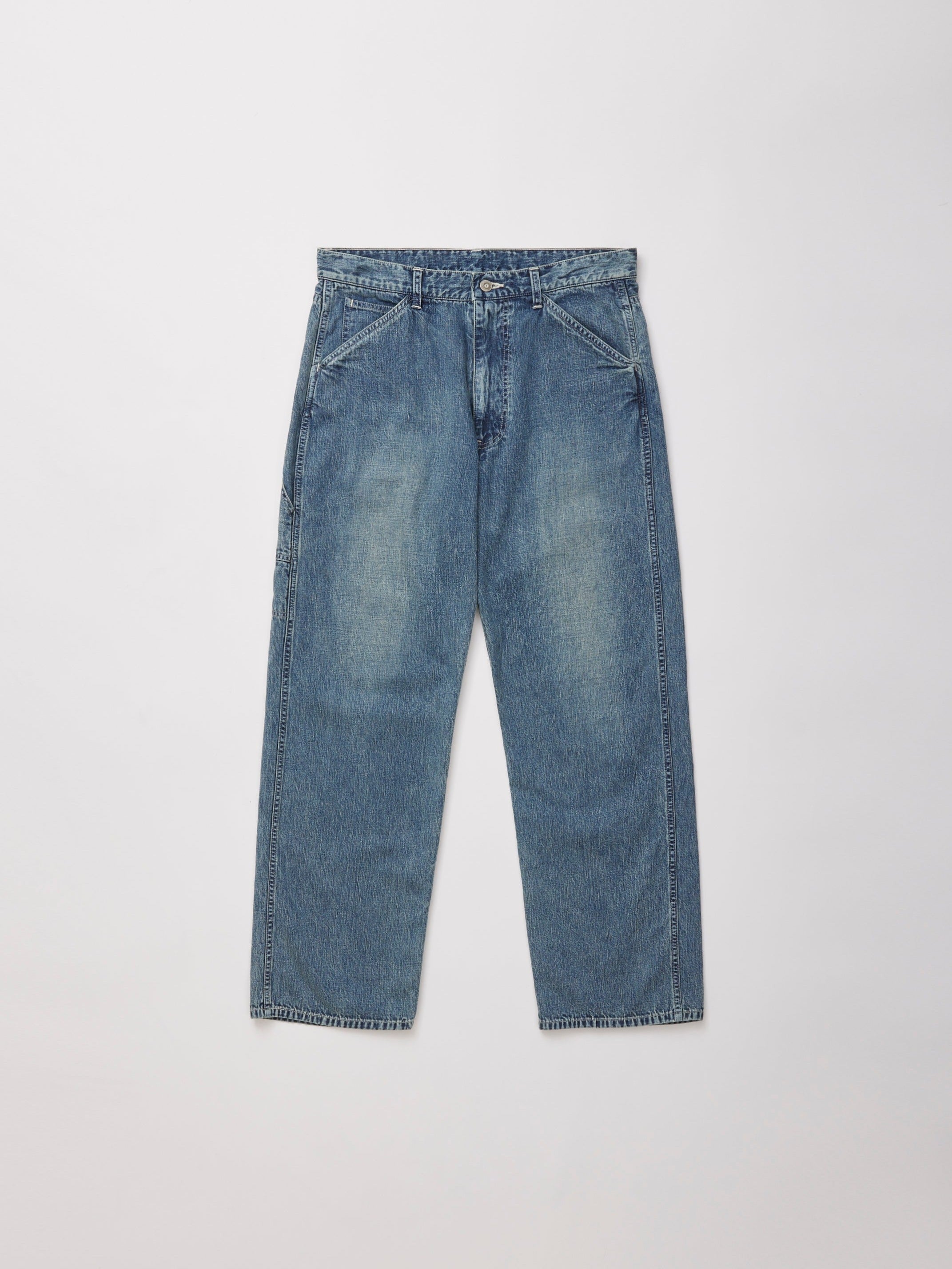 ULTERIOR VINTAGE FADED LIGHT DENIM PAINTER PANTS FADED BLUE – Peter Cat