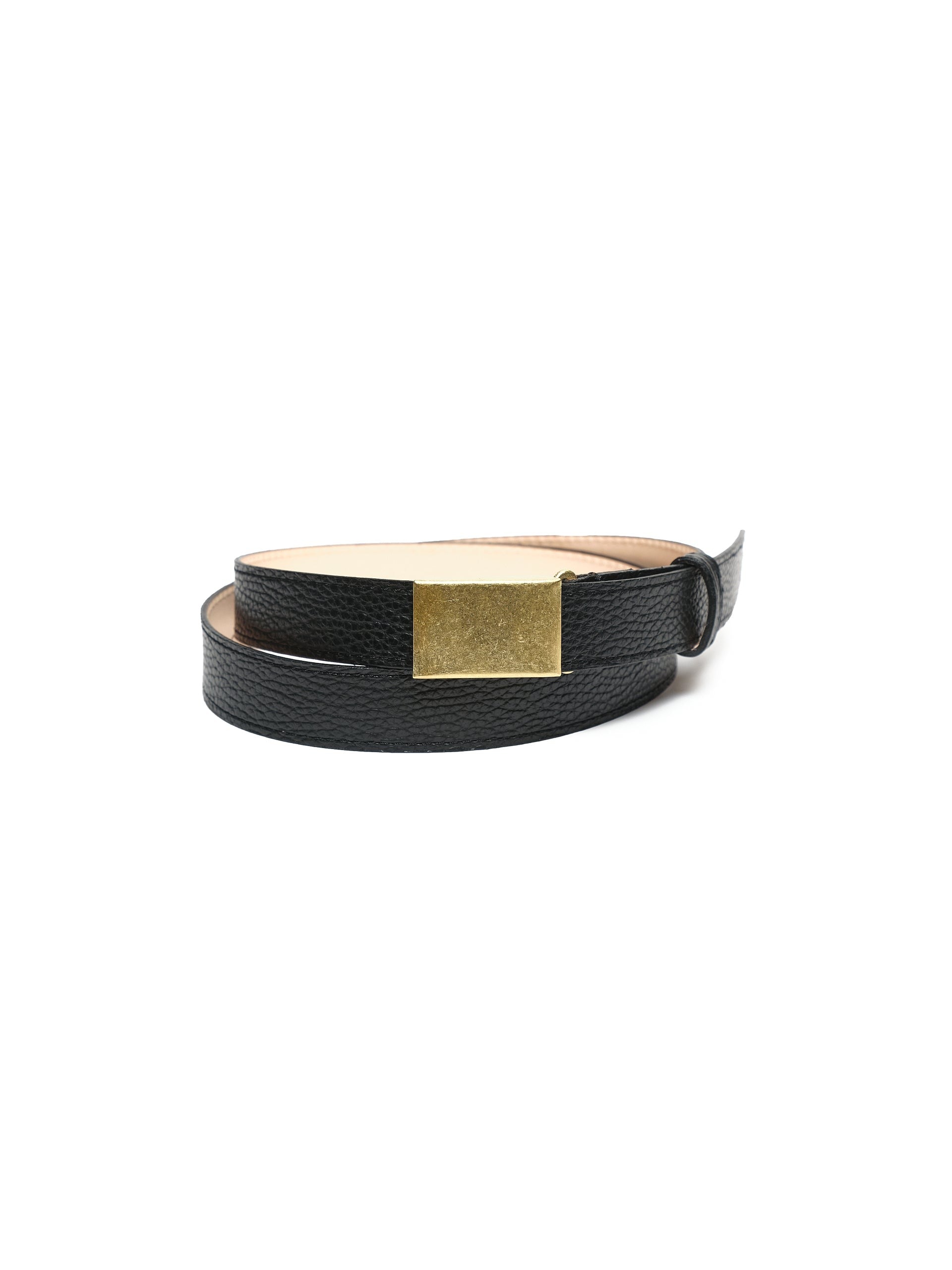 CCU LEATHER SLIDE BELT COW LEATHER BLACK – Peter Cat